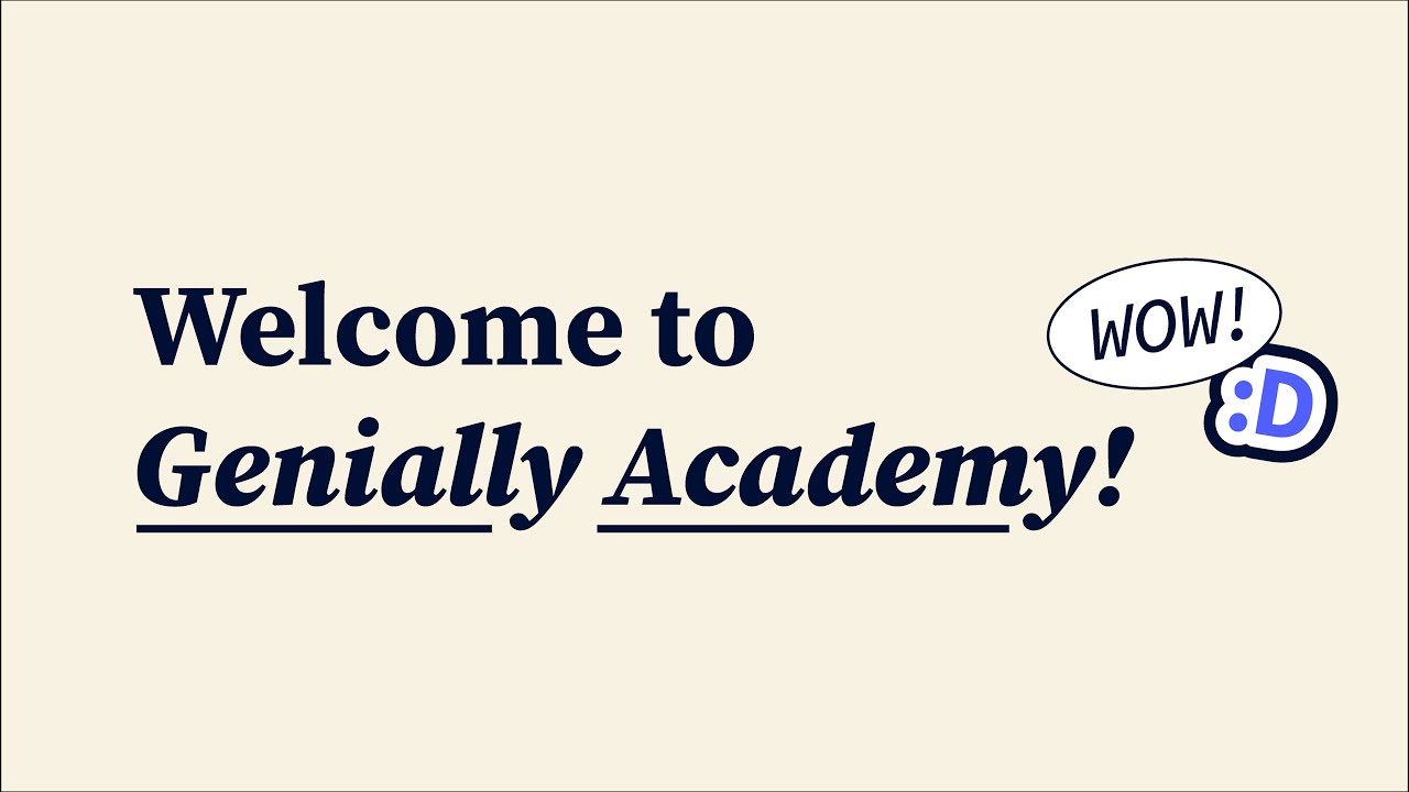 Te damos la bienvenida a Genially Academy - YouTube