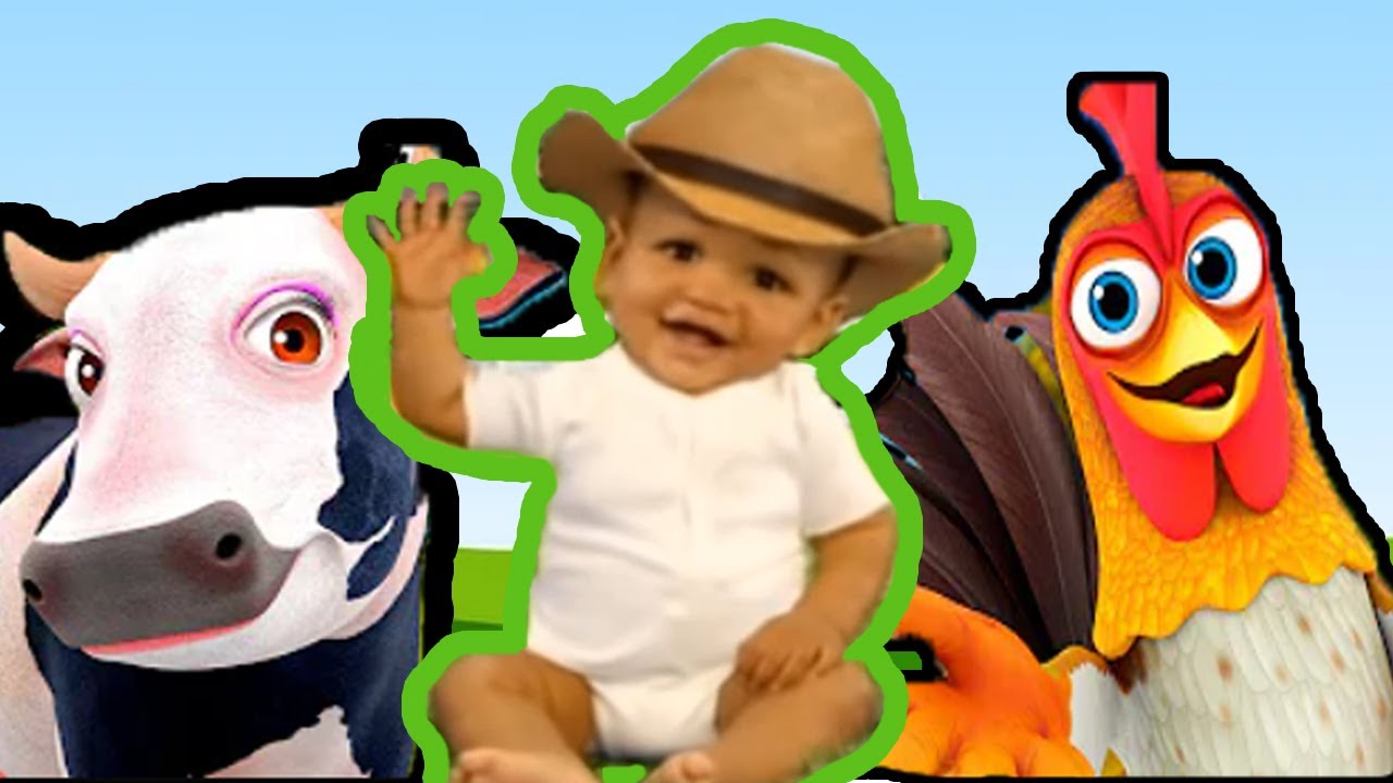 VAMOS BEBE EN LA GRANJA | CANCION Y VIDEO INFANTIL | ANIMALES DE GRANJA ...