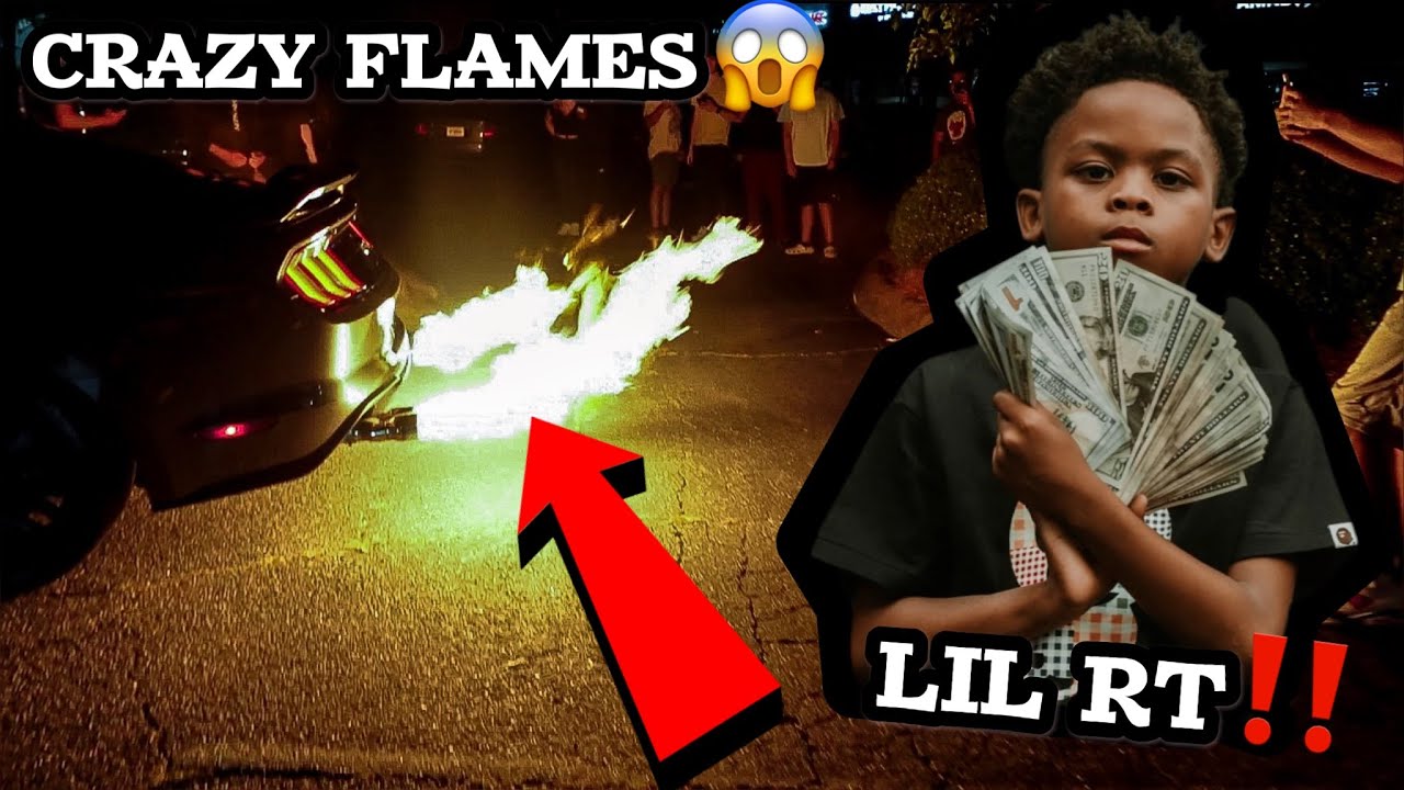 I LINKED UP WITH “LIL RT” AND CRAZY MUSTANG TAKES OVER CAR MEET (Crazy ...