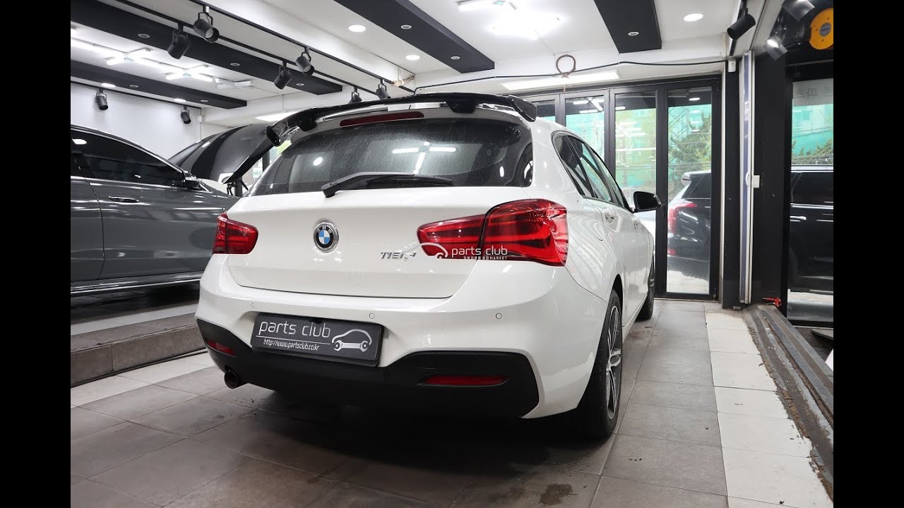 BMW F20 118d m패키지 뒷범퍼 바디킷 교체 - YouTube