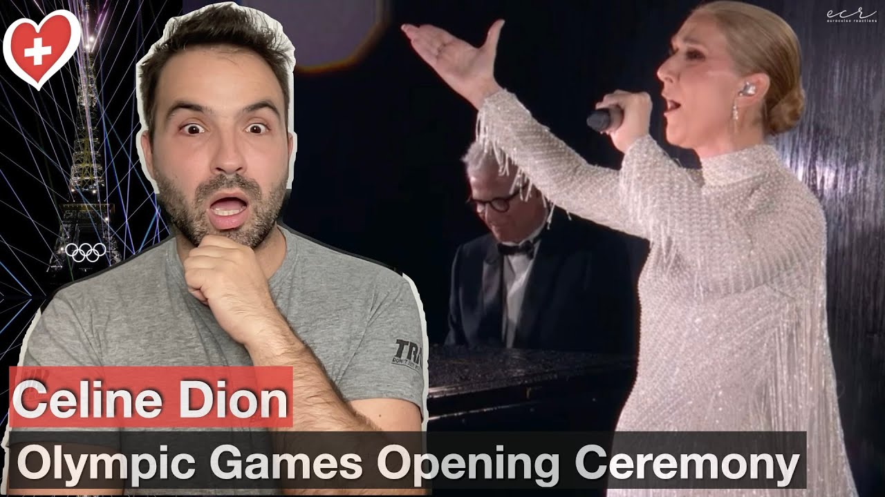 Reaction of Celine Dion at Paris Olympics Opening Ceremony Chords ...