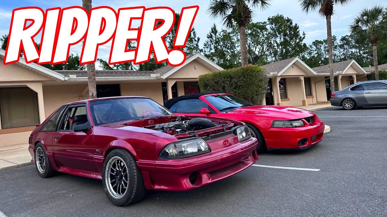 Driving my Coyote Swapped Foxbody for the First Time (succesfully) IT ...