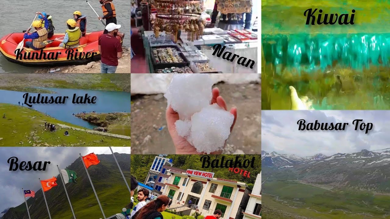 Naran to Babusar Top | Lulusar lake | Besar | Kunhar River | Kiwai ...