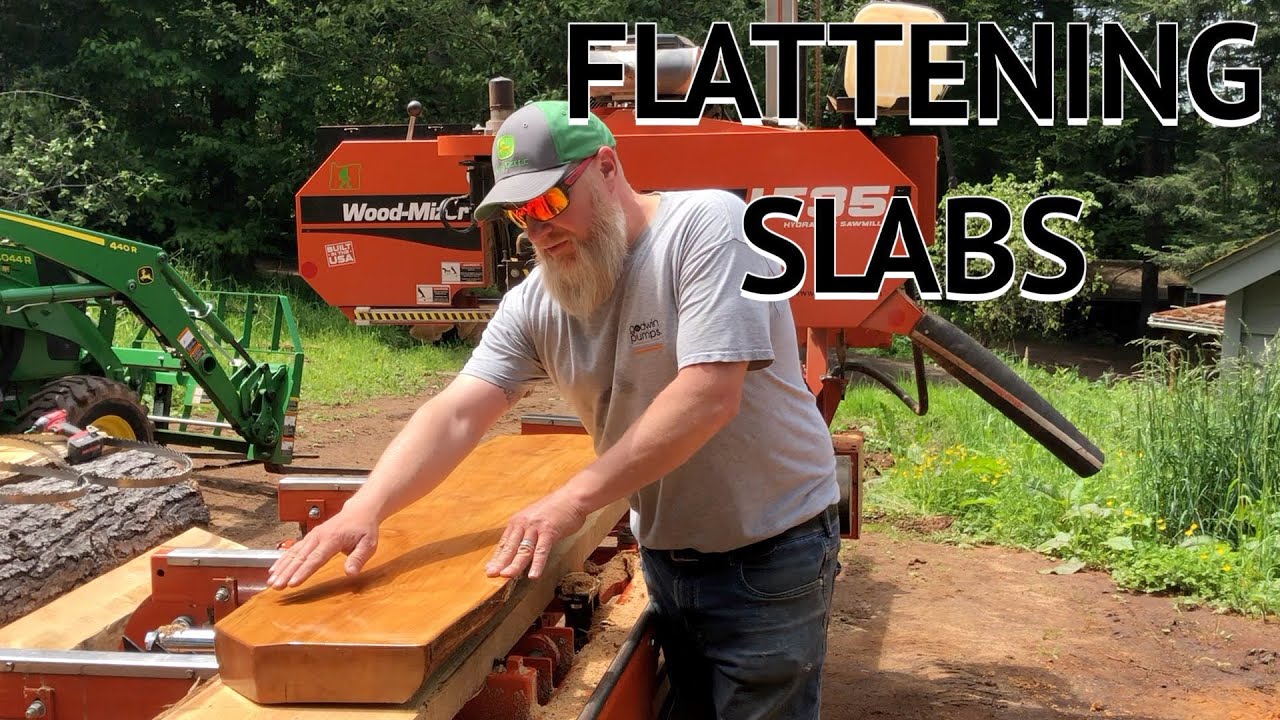 Re-Sawing My First Madrone Slab - YouTube