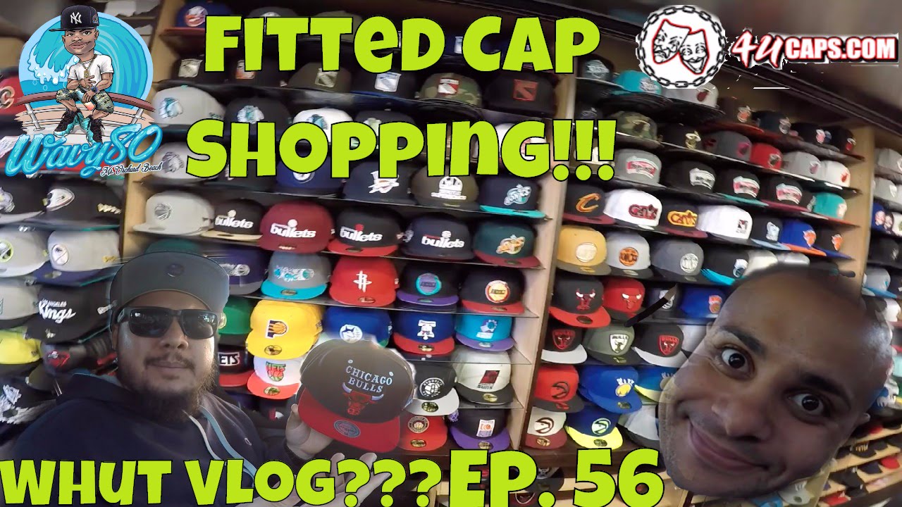 Fitted Cap Shopping + 4U Caps 'Whut Vlog??? Ep. 56' - YouTube