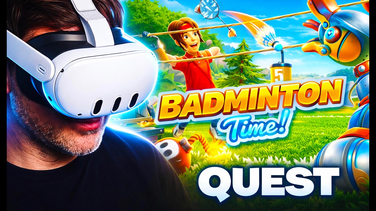 BADMINTON TIME sur QUEST 💥 Le jeu de Badminton fun en VR par Decathlon ...