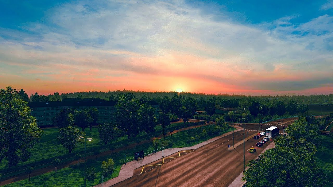 ETS 2 Mod | Realistic Graphics Mod v3.0 [ETS2 v1.35] - YouTube