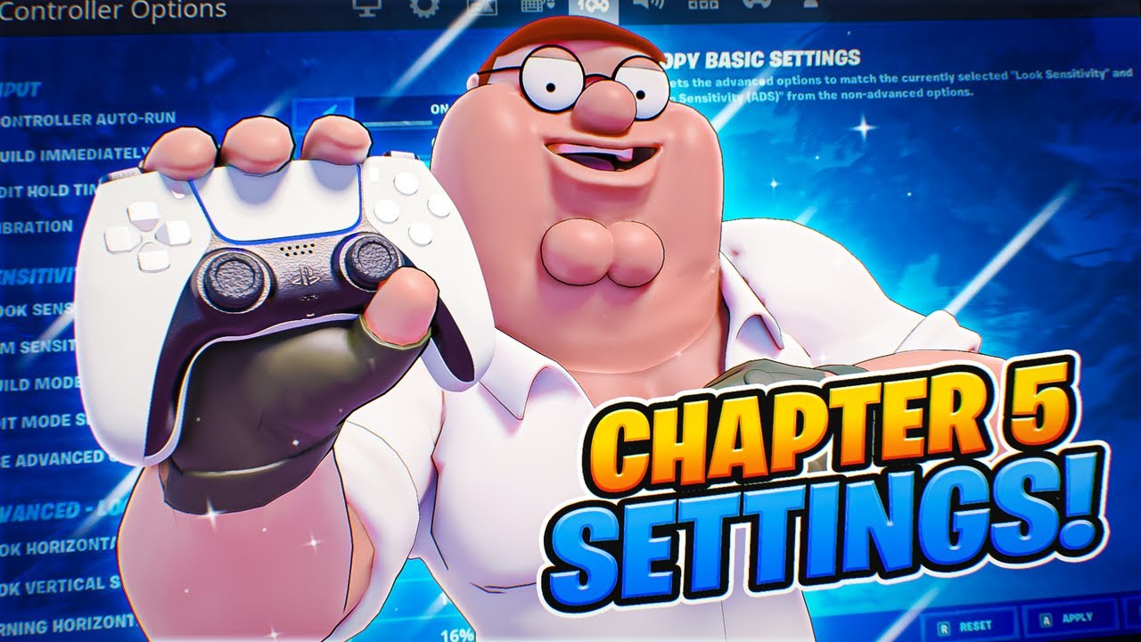 *NEW* BEST Chapter 5 Fortnite Controller Settings! (PS5/XBOX/PC) - YouTube