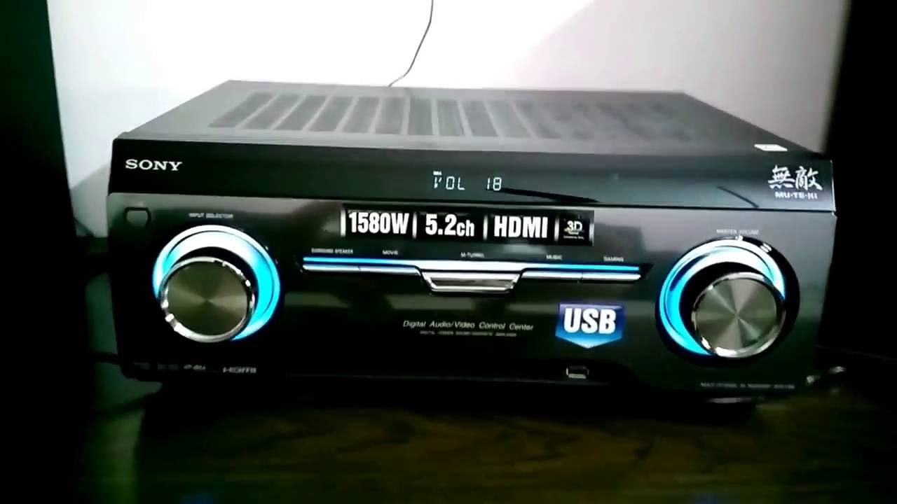 Sony HT M5 RECEIVER - YouTube