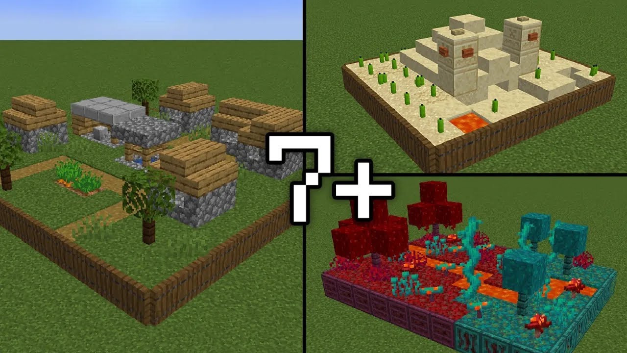 7+ Mini Biomes in Minecraft - YouTube