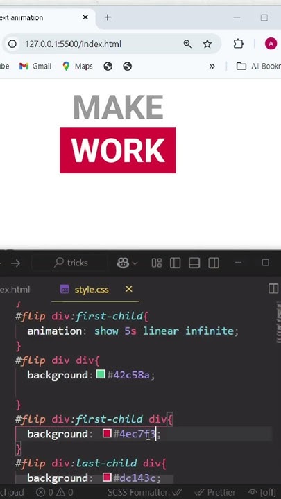 Simple text animation #coding #frontendcourse #webdesign - YouTube