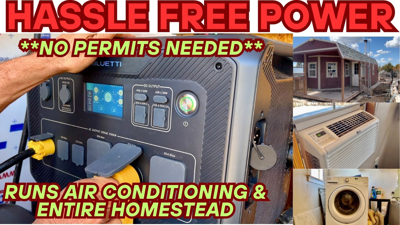 NO PERMITS REQUIRED - OFF-GRID AIR CONDITIONING AND HOMESTEAD ...
