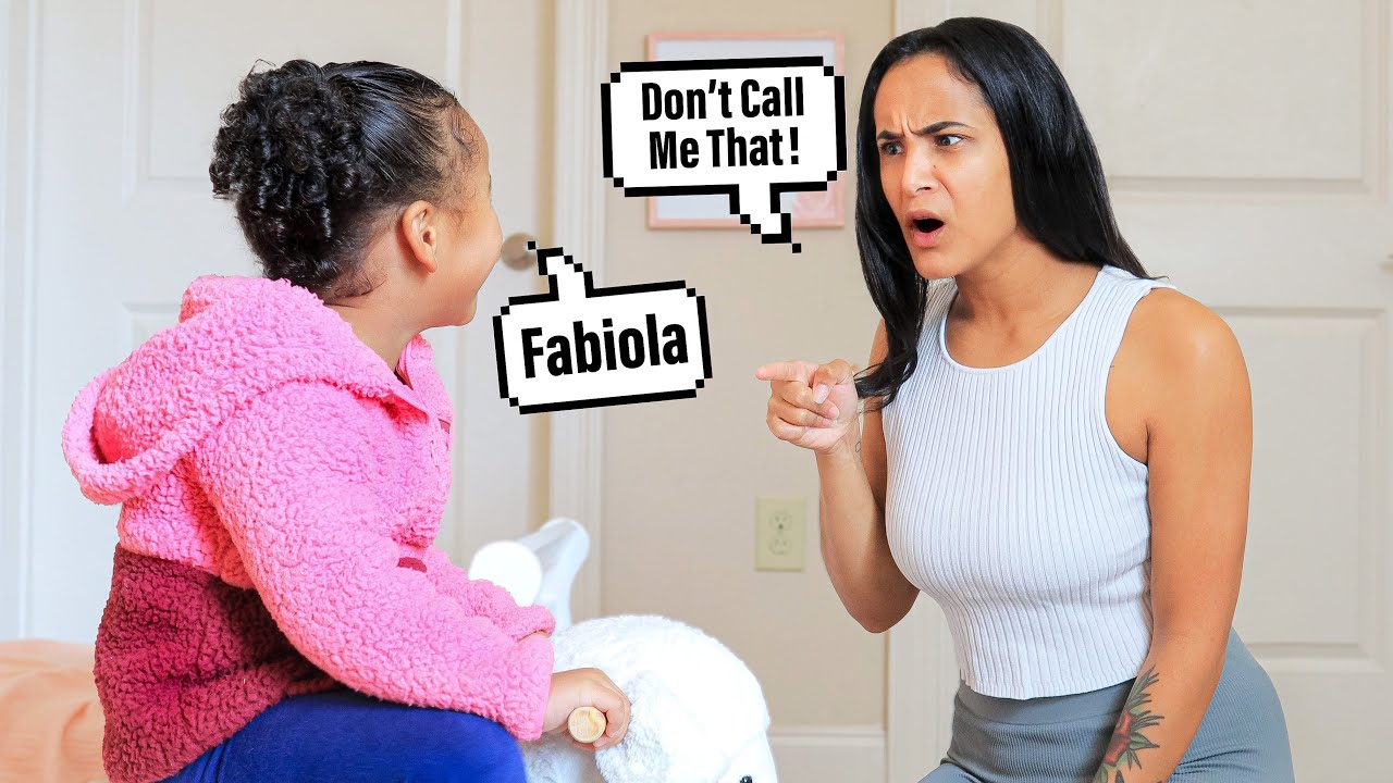 CALLING MOM BY HER BIRTH NAME *SHE GETS MAD* - YouTube
