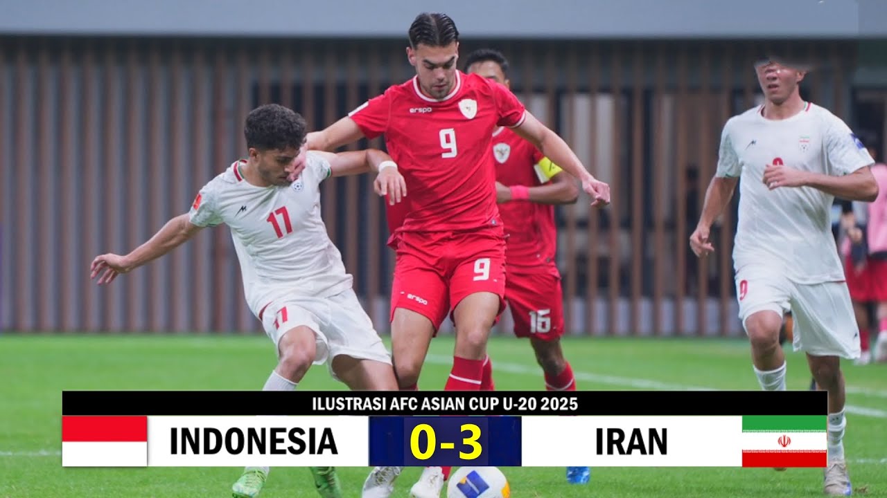 🔴 TIMNAS INDONESIA U-20 VS IRAN U-20 Hasil Piala Asia U-20 2025 ...