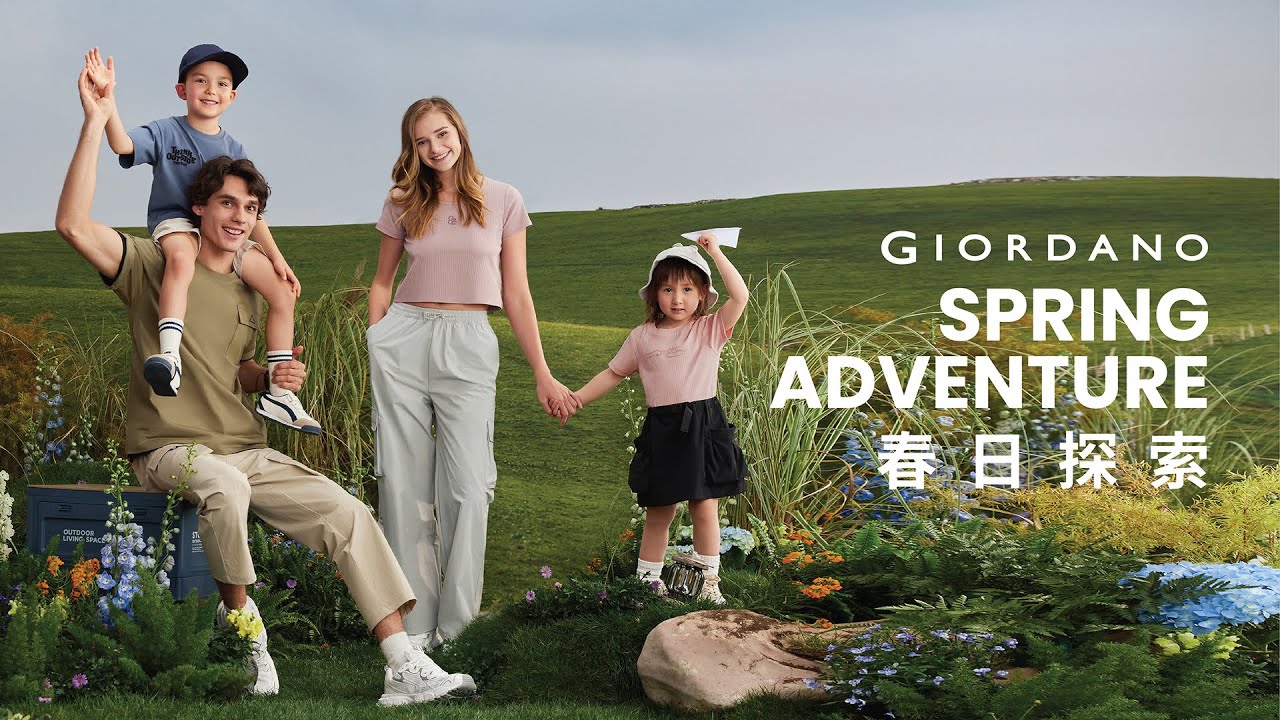 【GIORDANO SS25春夏系列– Spring Adventure】 - YouTube
