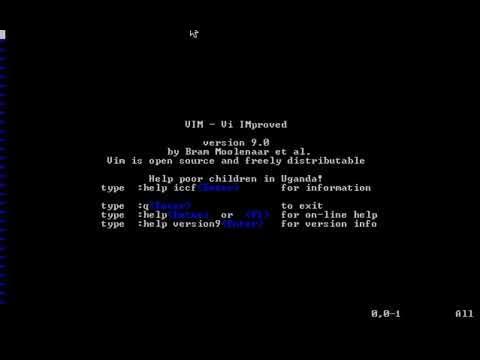 a quick tutorial on how to exit vim - YouTube