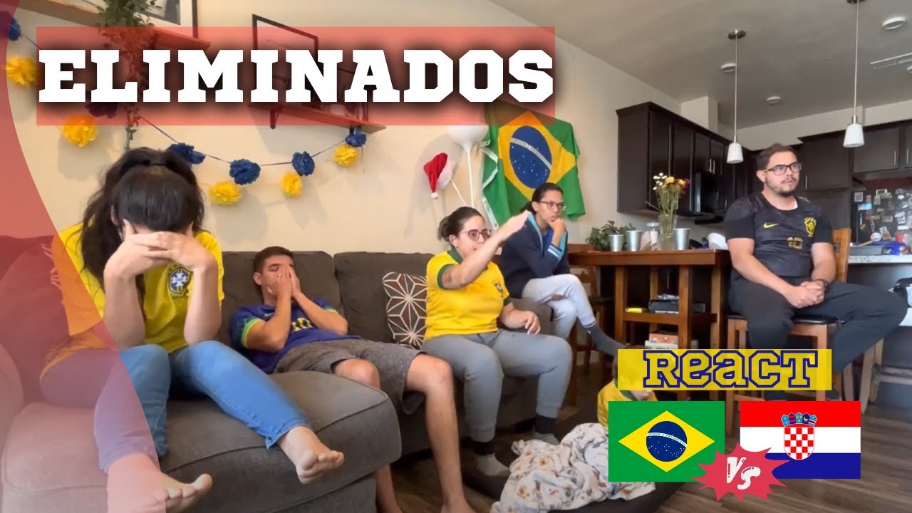 REACT Brasil x Croácia MELHORES MOMENTOS - Brasil ELIMINADO - YouTube