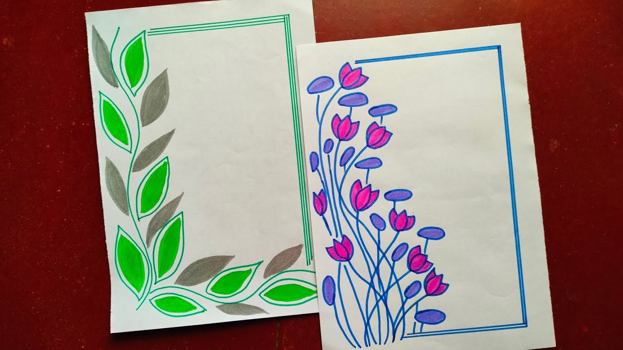 2 NEW UNIQUE TRENDING FRONTPAGE DESIGN FOR SCHOOL PROJECT/ASSIGNMENT ...