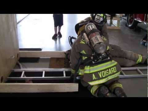 Firefighter Window Rescue Training Prop - Training - YouTube