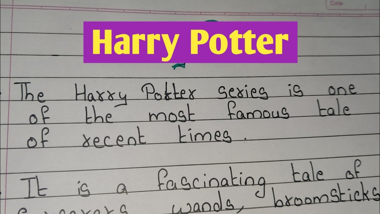 10 Lines on Harry Potter / Essay on Harry Potter in english/ Few ...