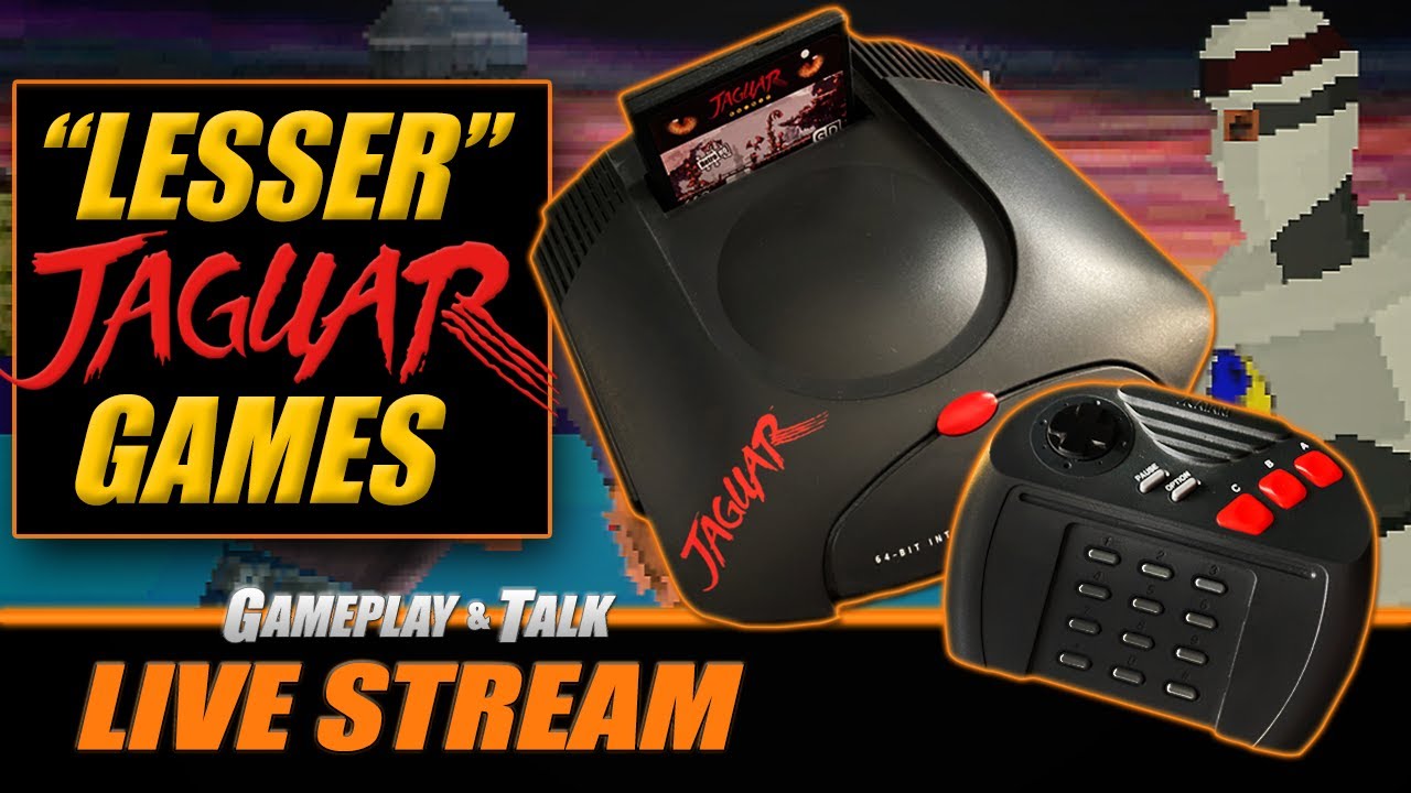 "Lesser" Atari Jaguar Games (variety stream) | Gameplay and Talk Live ...