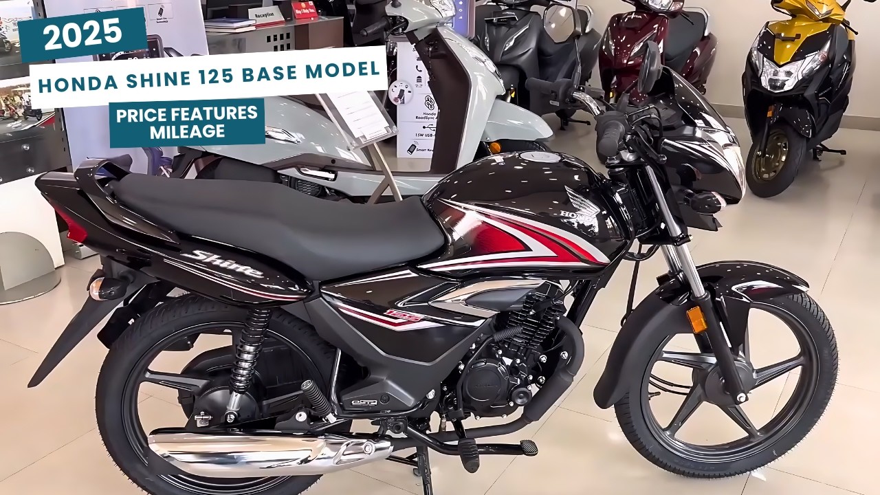 New Updated Shine 125 BS7 Base Model | Price Features Engine - YouTube