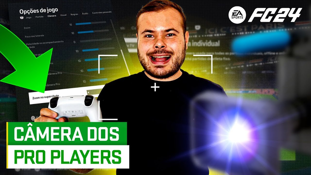 FC 24 | 🎥 A MELHOR CONFIGURAÇÃO DE CÂMERA! A MAIS USADA PELOS JOGADORES ...
