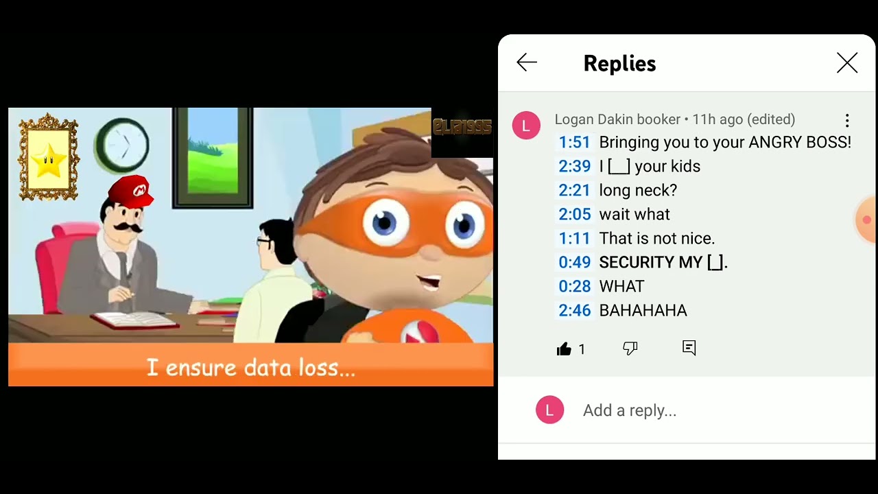 Protegent [YTP] Bringing your kids to your ANGRY BOSS! (Read Desc ...