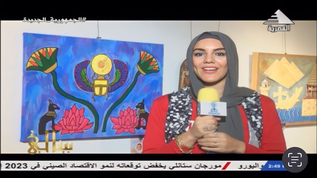 My TV interview during Innovation Exhibition by Alaa Refaie with ...