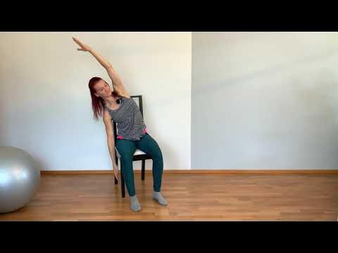 Seniorin selkä kuntoon: Kevyt tuolijumppa 20 min - YouTube