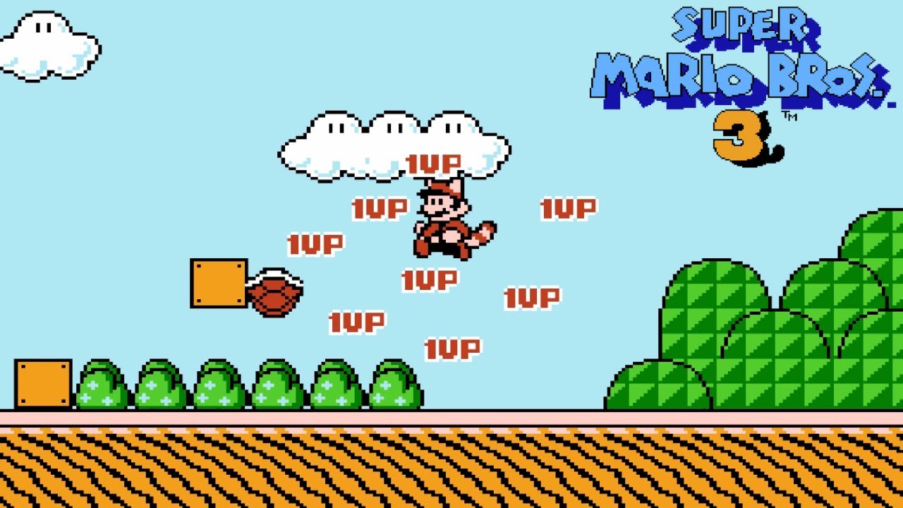 [TAS] Super Mario Bros. 3 - Fastest 99 Lives (48 seconds) - YouTube