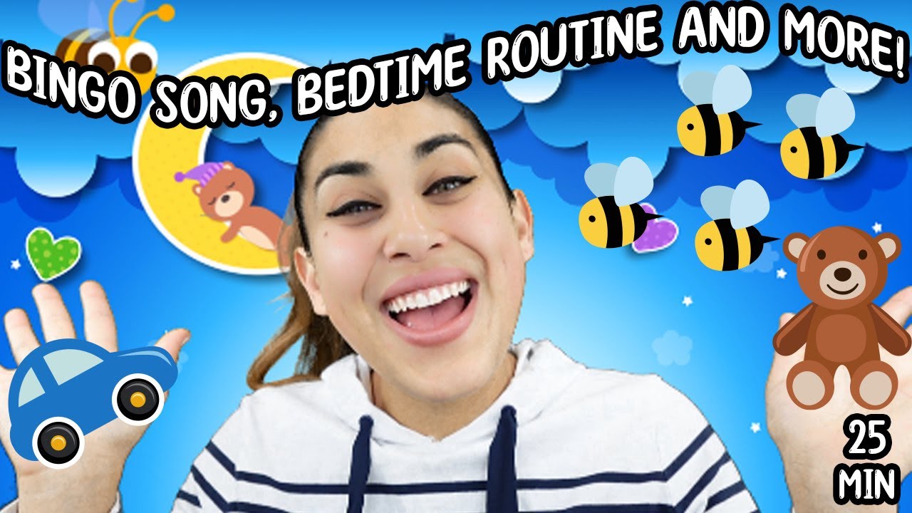 Bingo Song, Bedtime Routine and more All in Spanish with Miss Nenna the ...