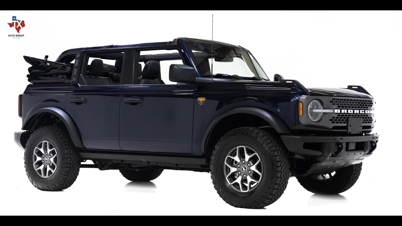 2021 Ford Bronco BADLANDS ADVANCED 4X4 SUV - 330 Horsepower 2.7L EcoBoost V6 Automatic - For ...