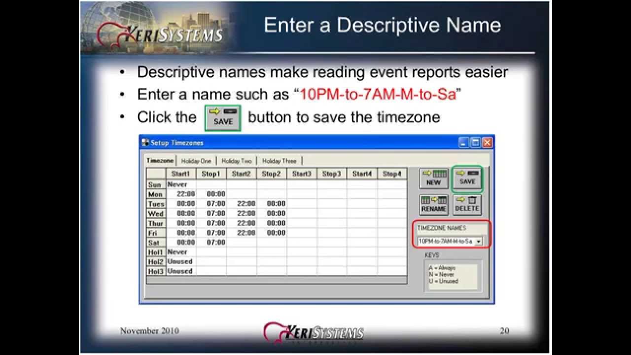 06 Creating Time Zones Doors32 SW Basic - YouTube