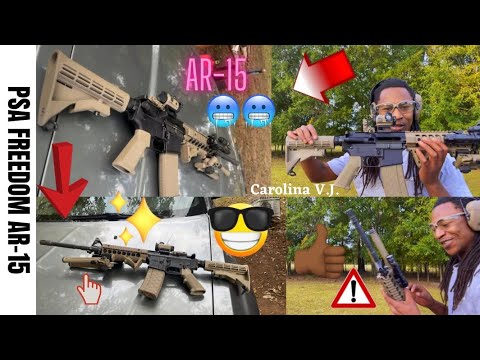 Shooting my custom PSA FREEDOM AR-15 from palmetto state armory cheap ...
