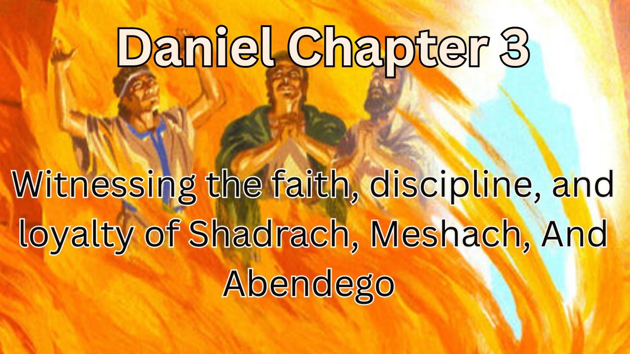 Daniel Chapter 3 verses 19 - 30 - YouTube