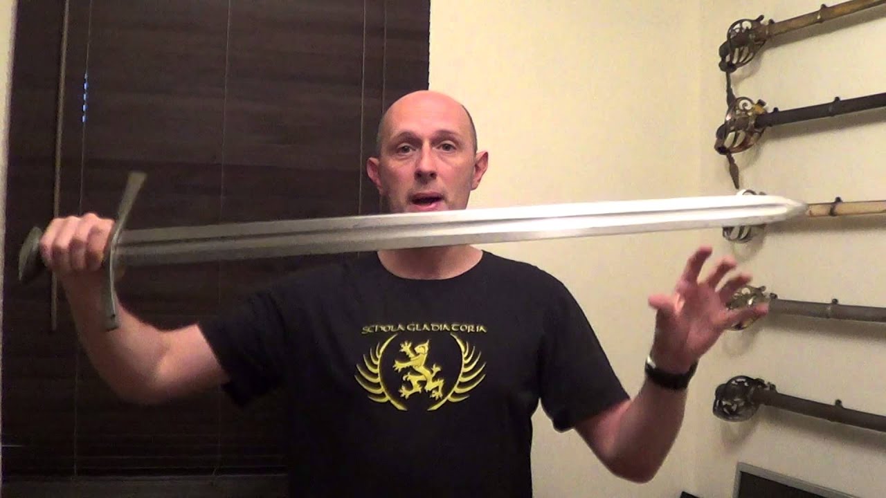 Don't judge antique swords from handling replica swords - YouTube