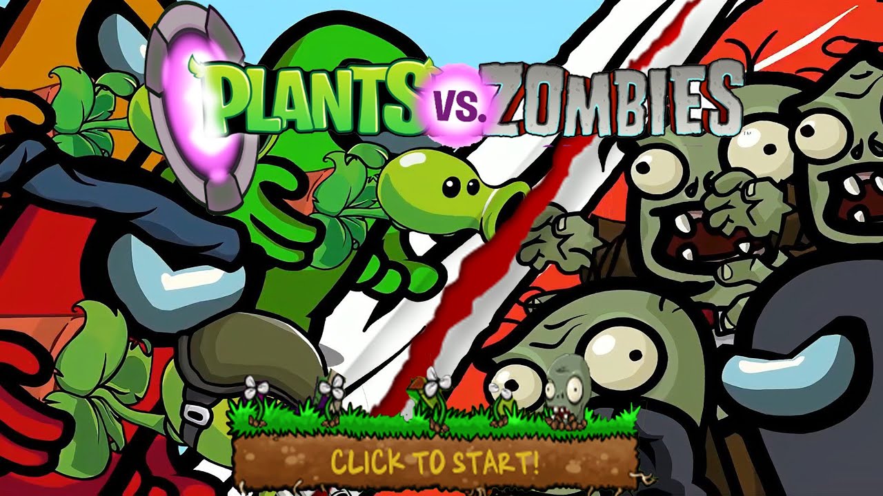Plants vs Zombies Mod Among Us in PVZ - YouTube