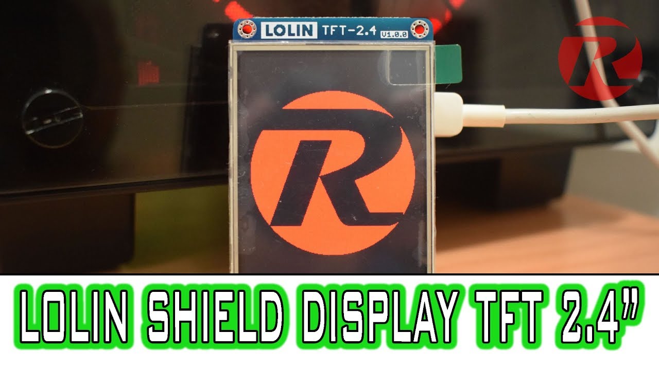 LOLIN Display TFT 2.4" ILI9341 || Un display che è una shield - YouTube