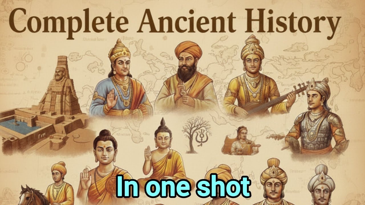 Complete Ancient History Marathon - Movie style || SSC, UPSC & State ...