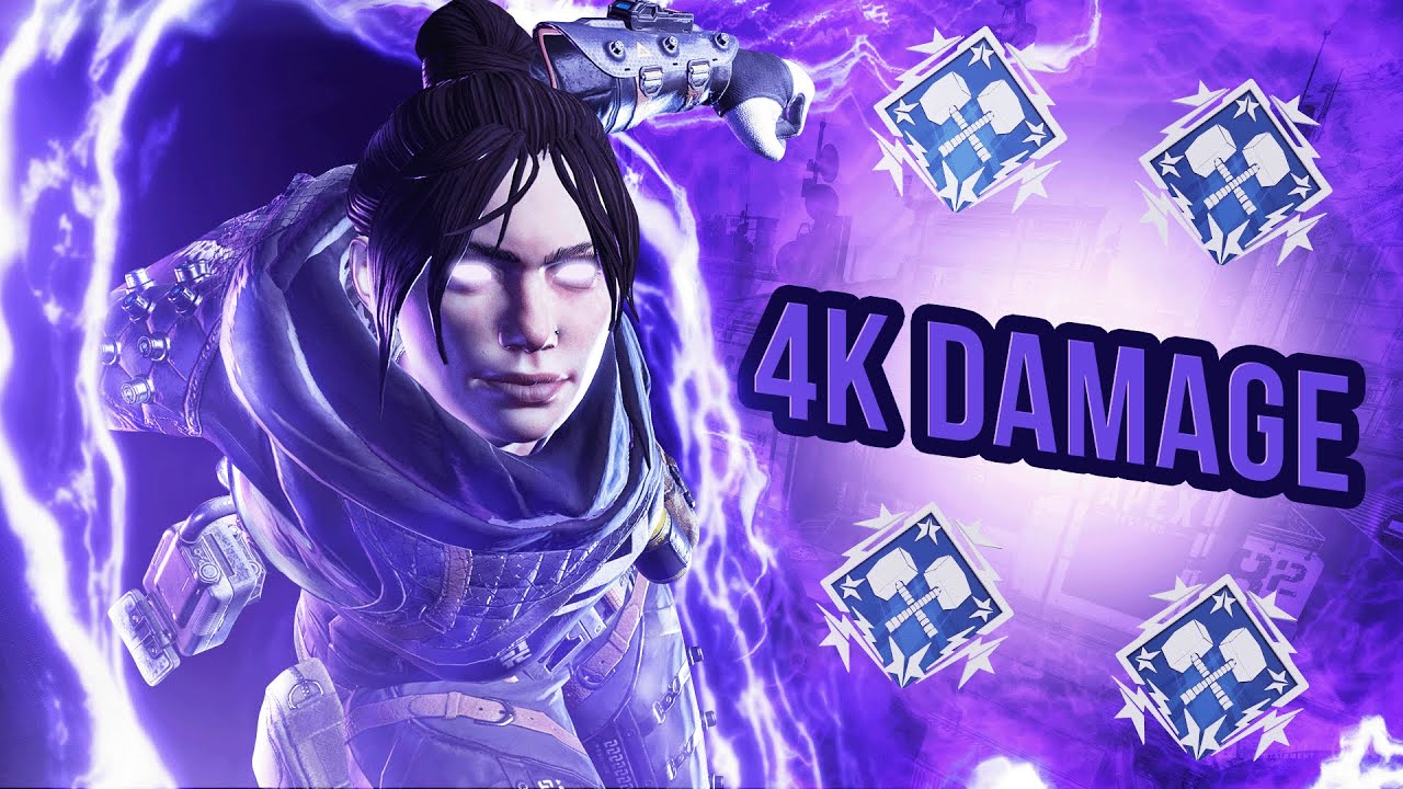 4k Damage Badge in Season 17 | Apex Legends NO Commentary - YouTube