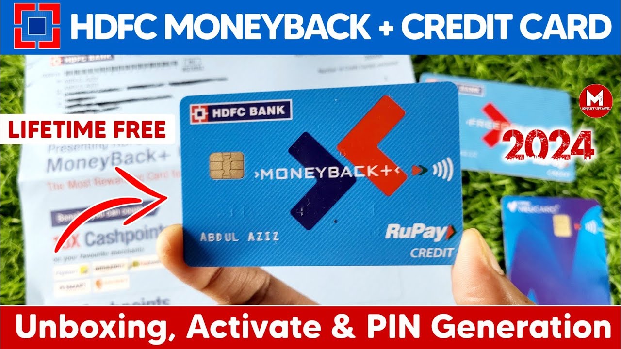 Hdfc Money Back + Credit Card Unboxing & Activation 🎉¦ Hdfc Credit Card ...