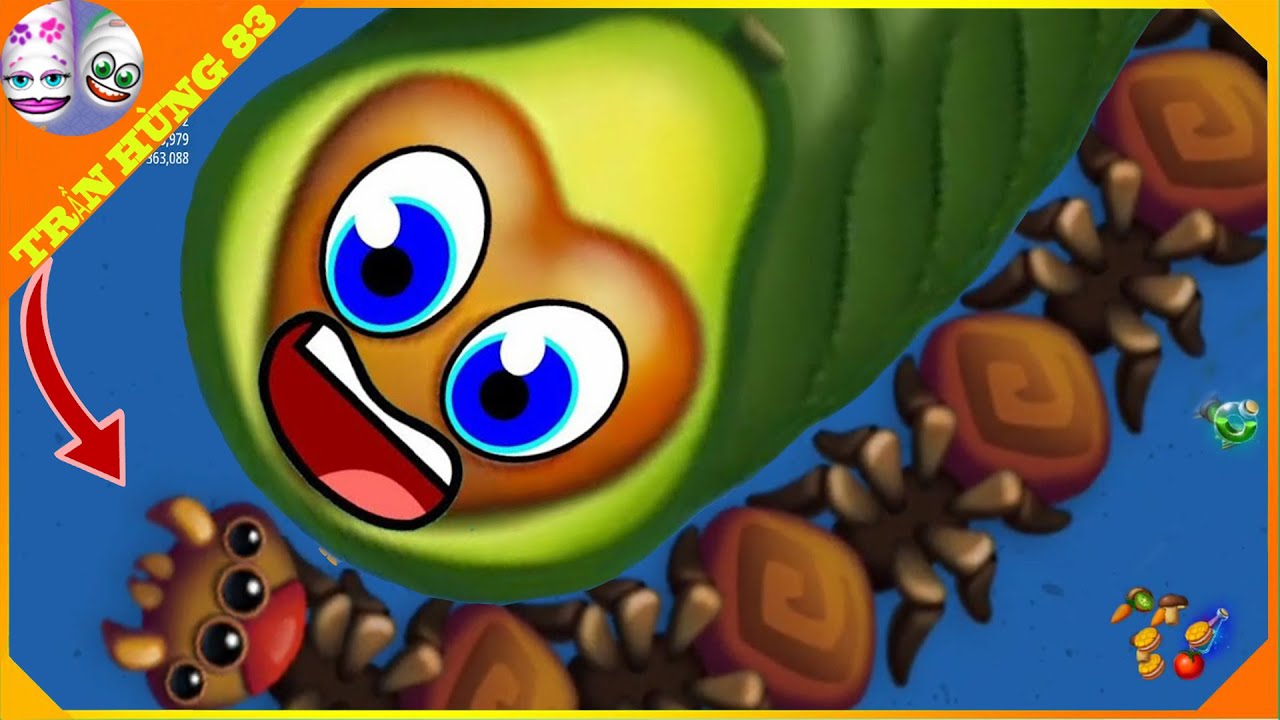 WORMATE ZONE.IO | Worms Zone.io | Ular Pemangsa, Cacing Ajaib | Snakes ...