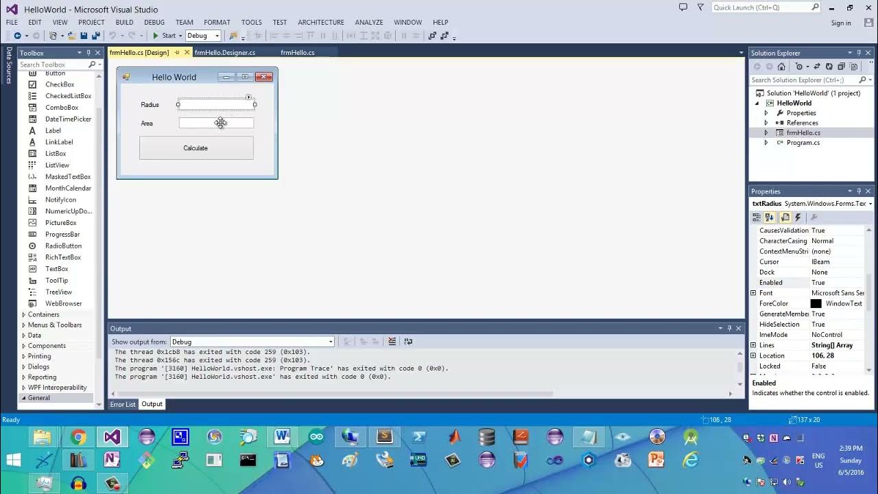 C# - 3 Textbox properties - YouTube