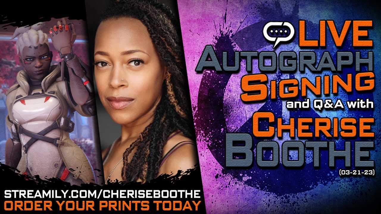 Cherise Boothe | Overwatch | Q&A and Autographs (03-21-23) - YouTube