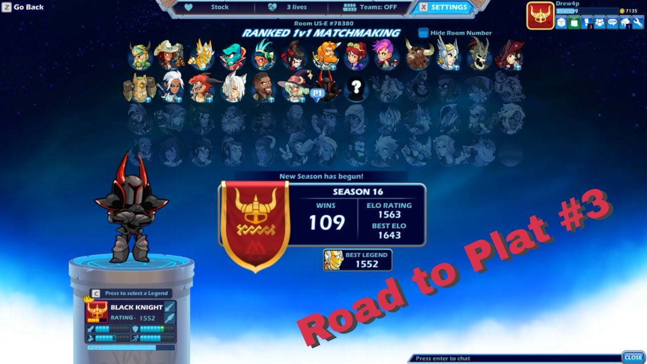 Brawlhalla - 1v1 Ranked Road to Platinum #3 - YouTube