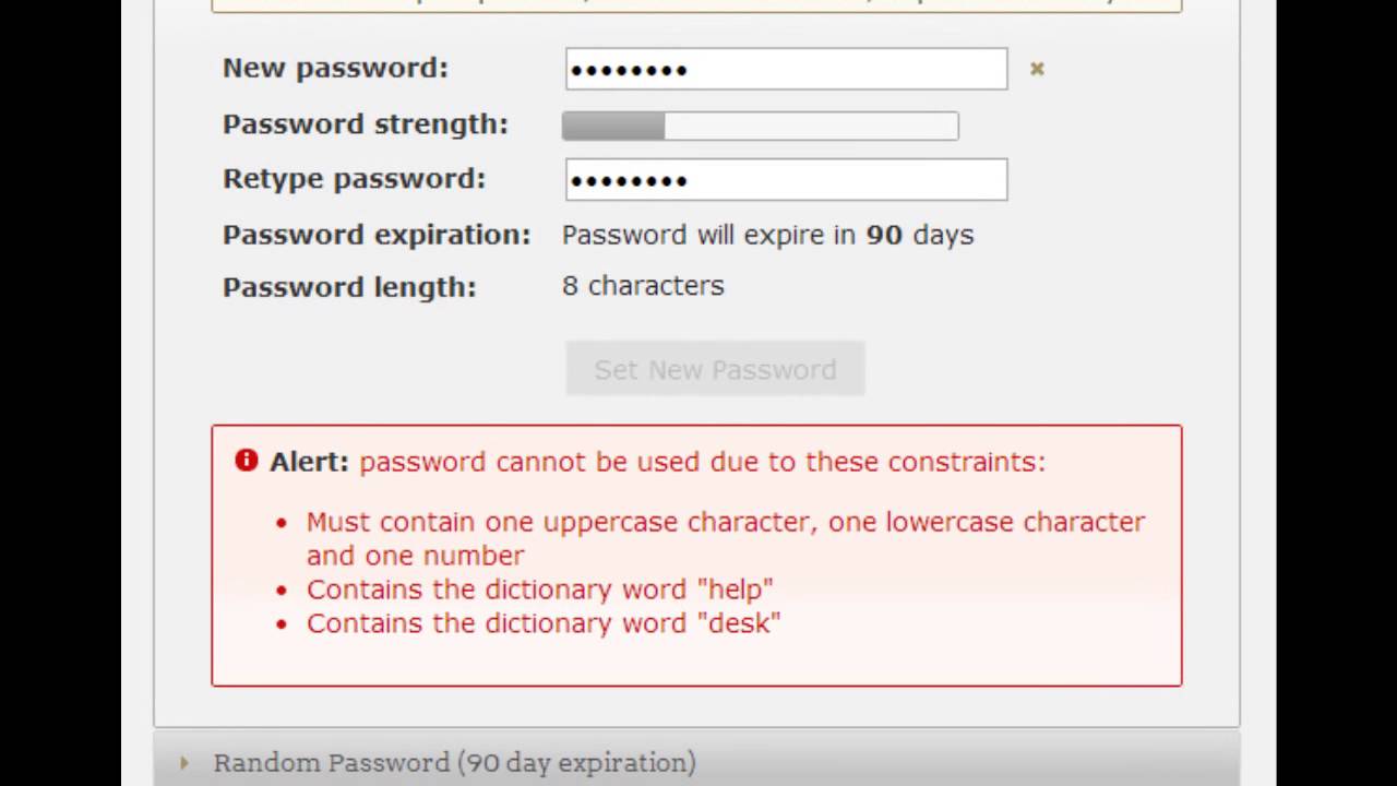 UI Essentials - Setting a new NetID Password - YouTube