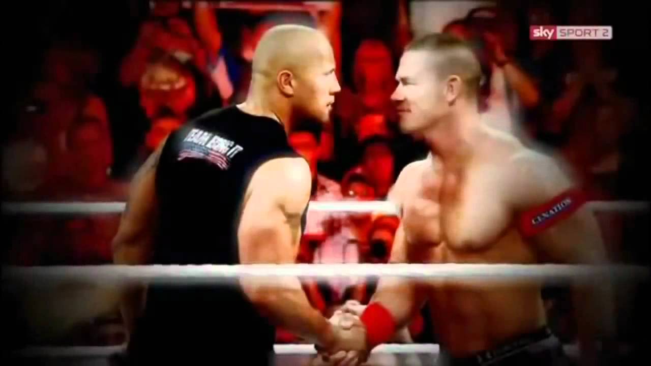 Wrestlemania 28 John Cena vs The Rock Promo - Invincible Version - YouTube