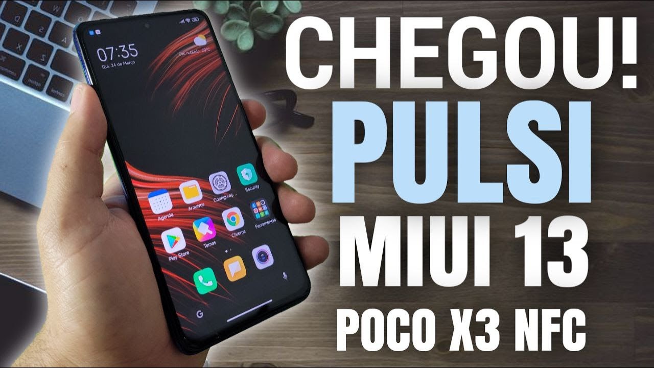 PULSE A12 MIUI 13 Android 12 PARA POCO X3 NFC ! TEM MUITA GENTE ...