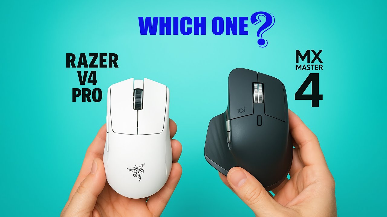 Logitech MX Master 4 Vs DeathAdder V4 Pro | Gaming or Productivity ...